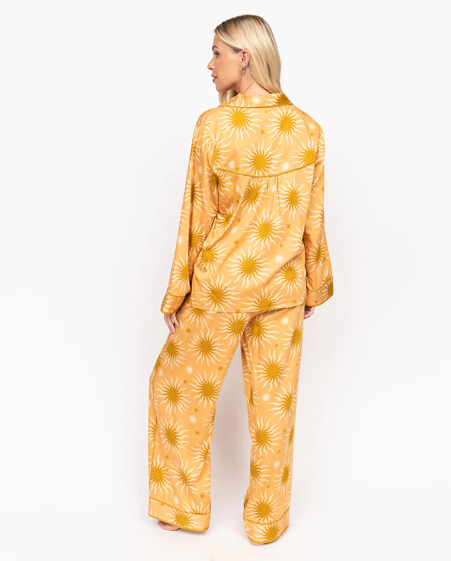 SUNNY PRINT WIDE LEG PYJAMA SET – Eddie Mira